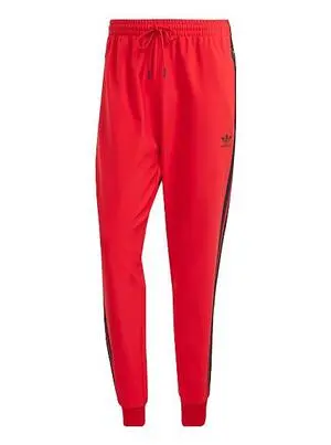 Adidas Sst Bonded Track Pants - Better Scarelet Red/black