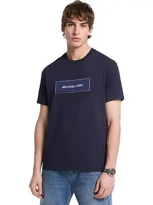 Michael Kors Logo Cotton T-shirt - Blue