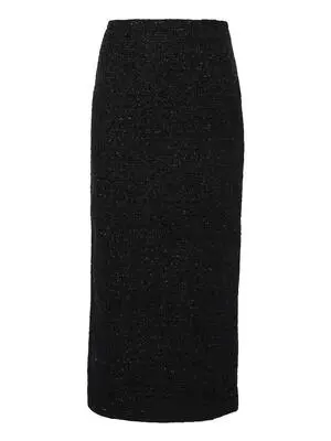 Roland Mouret Bouclé Pencil Skirt - Black