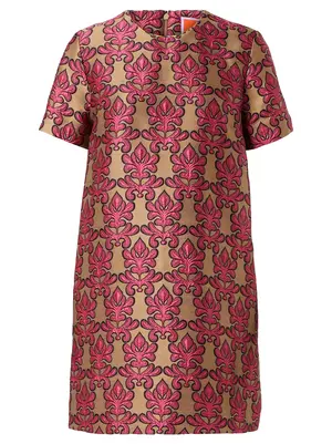 La DoubleJ Herald Jacquard Mini Swing Minidress - Multicoloured
