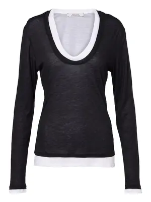 Dorothee Schumacher Layer Love Top - Black