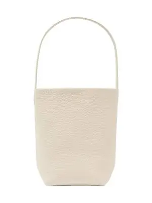 THE ROW N/s Park Small Leather Tote Bag - White