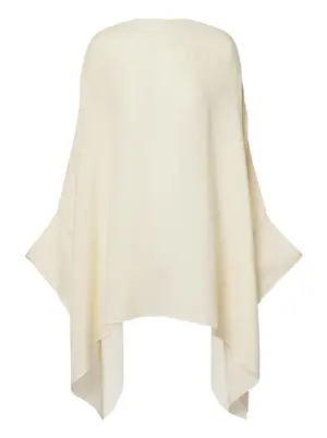 TALLER MARMO Camogli Cotton And Silk-blend Kaftan - White