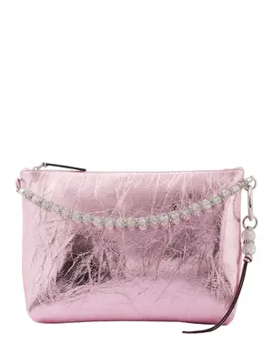 JIMMY CHOO Callie Small Clutch - Pink