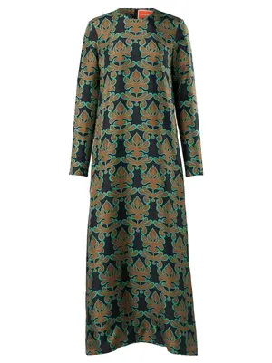 La DoubleJ Swing Printed Midi Dress - Multicoloured