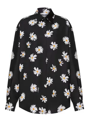 Moschino Floral-print Shirt - Black