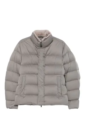 Herno Quilted Bomber Jacket - Grey