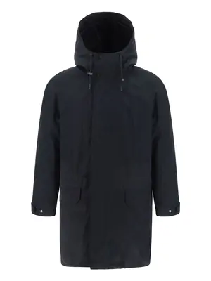 YVES SALOMON Hooded Parka - Black
