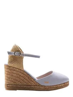 VISCATA Satuna Canvas Espadrille Wedges Ash