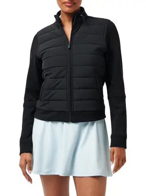 Travis Mathew TravisMathew Skyloft Full Zip Quilted Jacket Black