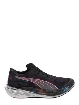 PUMA Deviate Nitro Elite 2 Marathon Series - Black/strawberry Burst/yellow Blaze