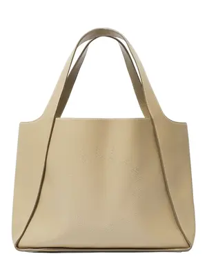 Stella McCartney Studded Logo Tote Bag - Neutrals