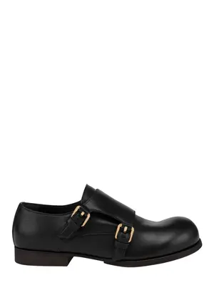 Moschino Classic Monk Shoes - Black