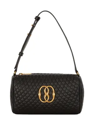 Bally Emblem Shoulder Bag - Black