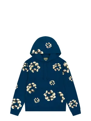 DENIM TEARS Cactus Tears Wreath Hoodie - Blue