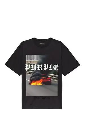 PURPLE BRAND Smoke Show T-shirt - Black