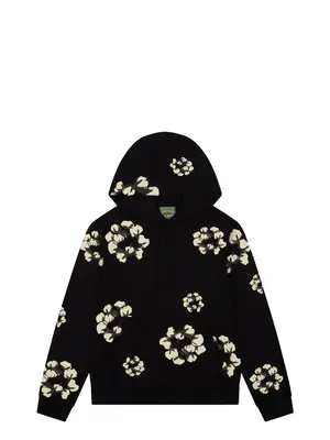 DENIM TEARS Cactus Tears Wreath Hoodie - Black