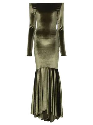 ATU BODY COUTURE Off-shoulder Gown - Green