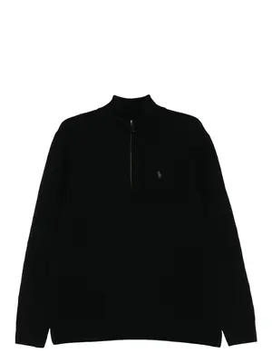 Polo Ralph Lauren Cable-Knit Sweater Black