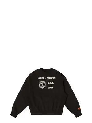 Heron Preston Medieval Heron Crew Sweatshirt - Black