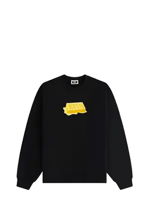 Kith Treats Waffle Butter Nelson Crewneck Sweatshirt - Black