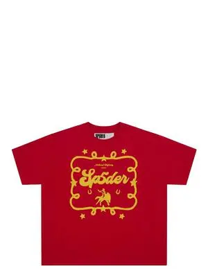 SP5DER Rodeo Poster Tee Shirt - Red