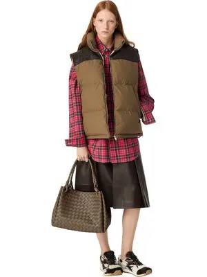 BOTTEGA  VENETA Bottega Veneta Poplin Puffer Gilet - Liana