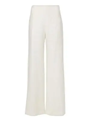 Faithfull The Brand Ilride High-rise Wide-leg Linen Pants - White