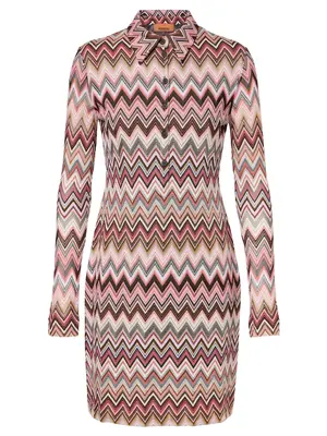 Missoni Cotton-blend Minidress - Multicoloured