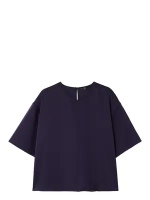 LESET Barb Satin T-shirt - Blue
