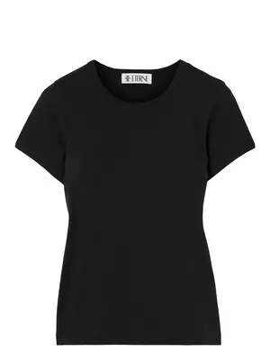 Eterne Short Sleeve Baby Tee - Black