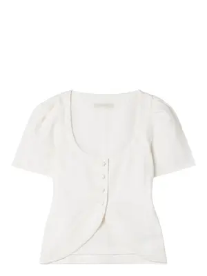 Faithfull The Brand Emma Linen Shirt - White