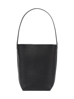 THE ROW N/s Park Medium Leather Tote Bag - Black