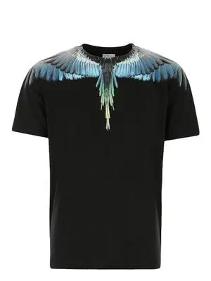 MARCELO BURLON COUNTY OF MILAN Wing T-shirt - Black Blue Green