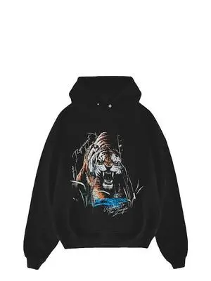 REPRESENT Welcome To The Jungle Hoodie - Off Black