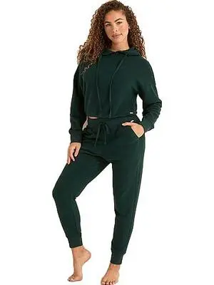 Victoria's Secret Adore Me Davinia Fleece Sweatshirt & Jogger Set - Green