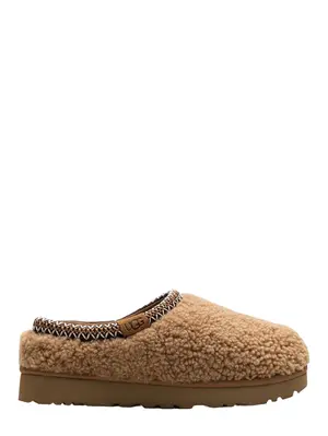 UGG Tasman Maxi Curly Slippers - Brown