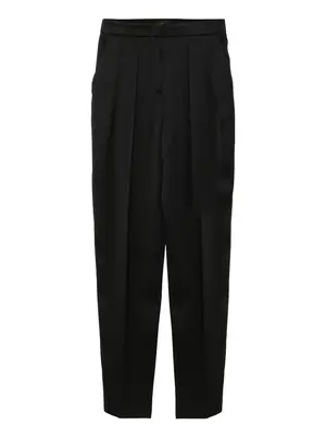 Giorgio Armani Silk Trousers - Black