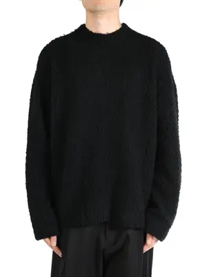 UMA WANG Brushed-finish Sweater - Black