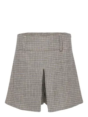 BRUNELLO CUCINELLI Brunello Cucinelli Check-Pattern Thigh-Length Shorts
