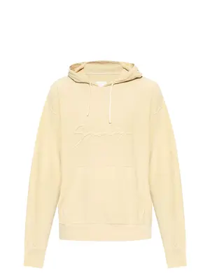 Givenchy Logo-embroidered Hoodie - Neutrals