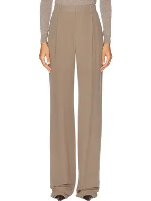 Saint Laurent Bootcut Trouser - Taupe
