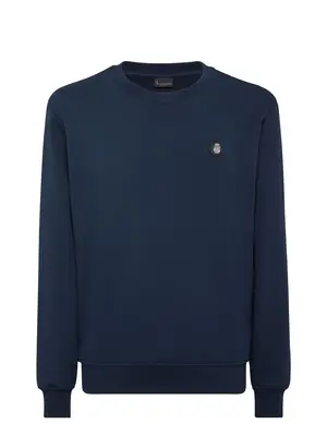BILLIONAIRE Logo Patch Sweatshirt - Blue