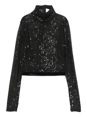 ATU BODY COUTURE Sequinned Blouse - Black
