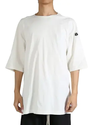 MONCLER + RICK OWENS Organic Cotton T-shirt - White