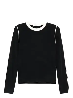 B+AB B+ab Contrast Trim Knit Sweatshirt