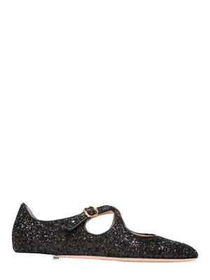 Bally Glitter Ballerinas - Black