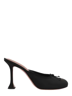 Amina Muaddi 95mm Mules - Black