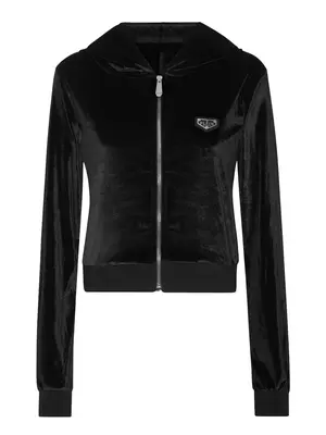Philipp Plein Strass Skull Hoodie - Black