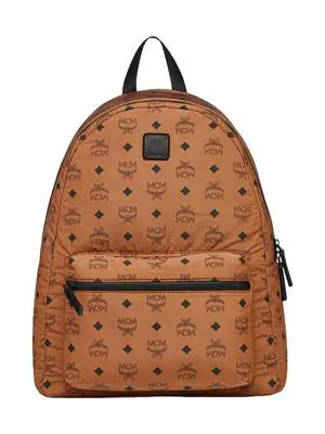 Mcm Stark Packable Backpack - Cognac